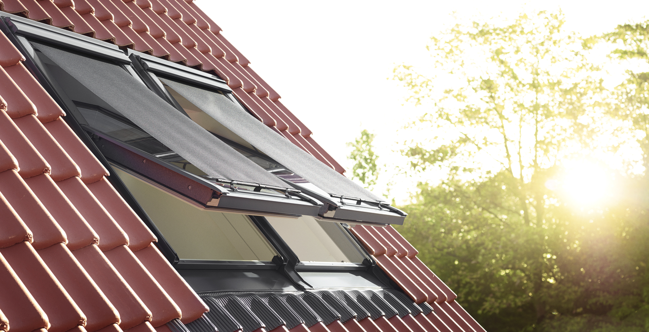 Montage Velux Hitzeschutz Markise
